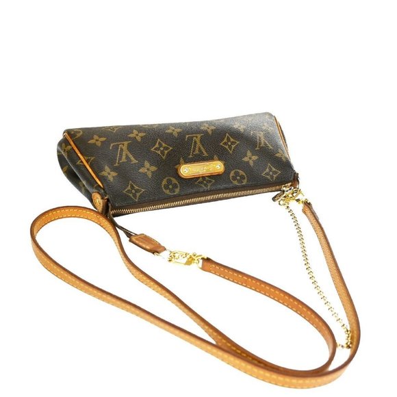 Louis Vuitton | Bags | Louis Vuitton Eva 2way Chain Shoulder Bag Monogram Leather Brown | Poshmark